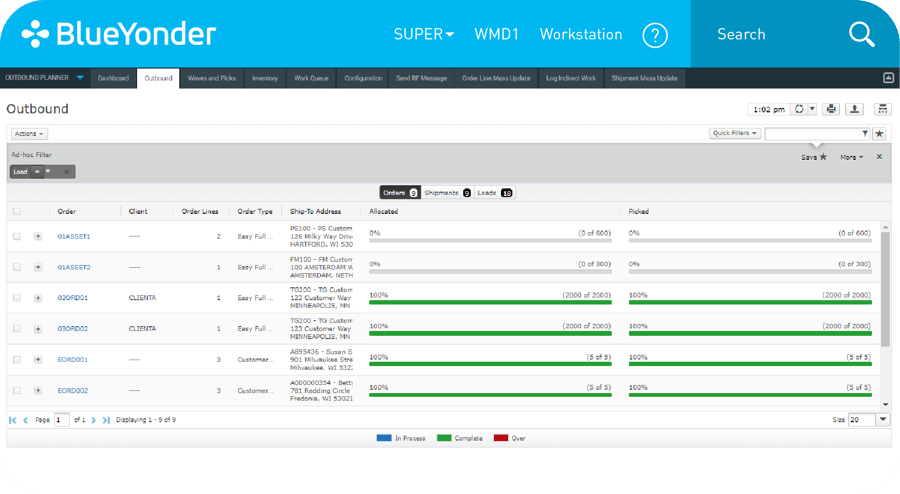 Warehouse Management System WMS | Blue Yonder
