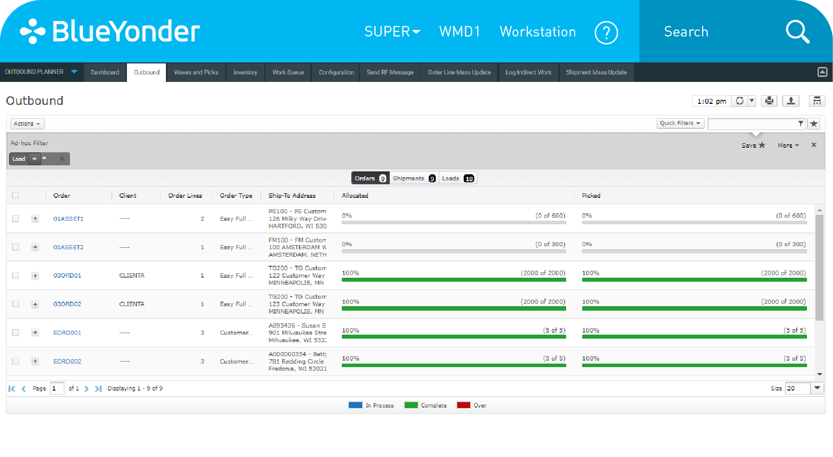 Warehouse Management System WMS | Blue Yonder