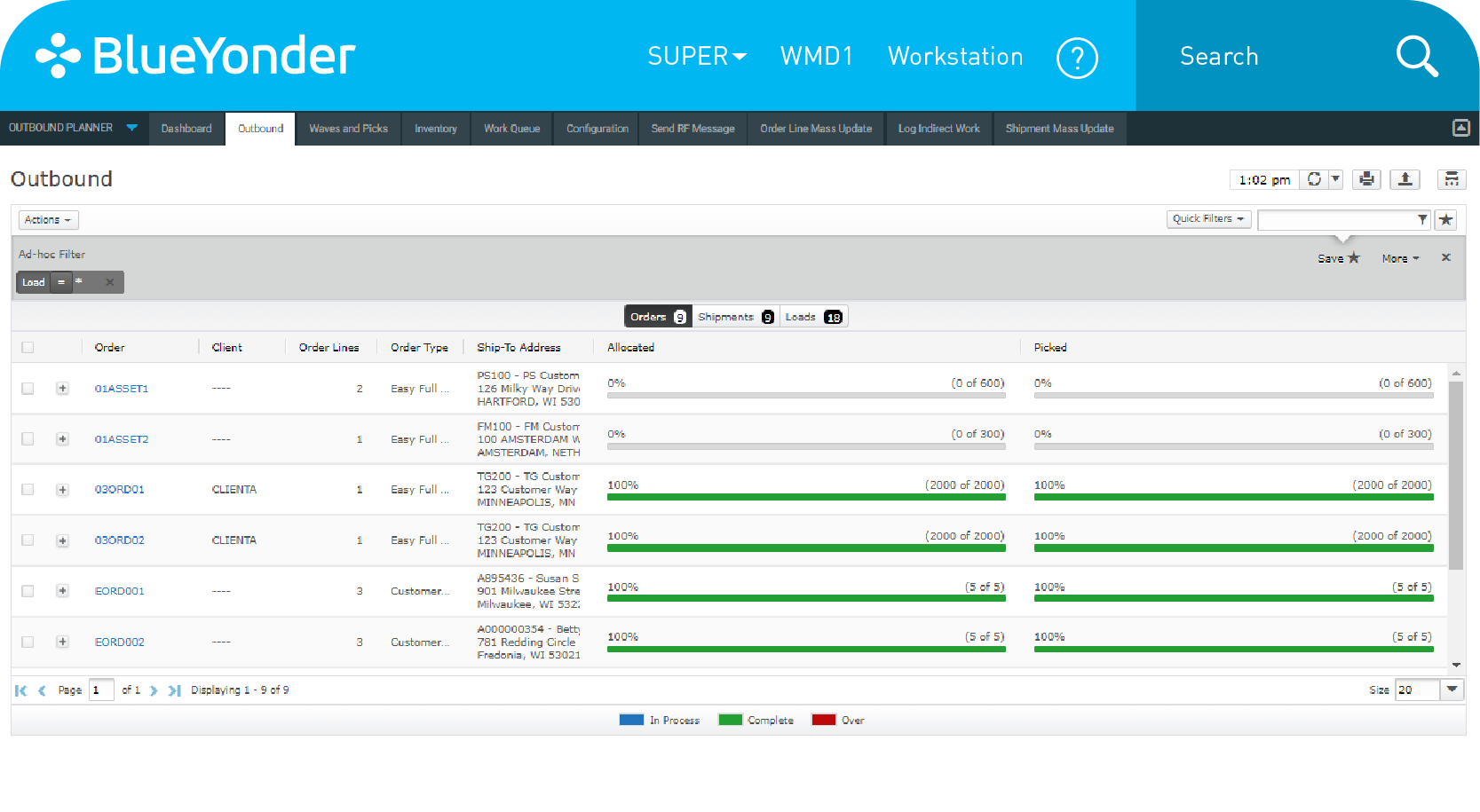 Warehouse Management System WMS | Blue Yonder